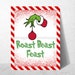 Birthday | Roast Beast Feast Printable | Digital Download | December ...