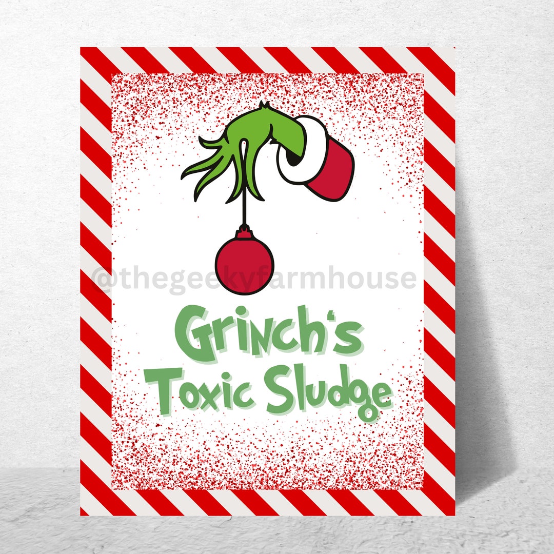 Grinch Birthday | 4 Party Sign Printables | Digital Download | Whoville ...