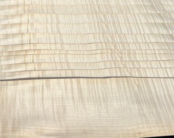 Curly Maple Veneer 7" X 29" Figured Flame Tiger - Etsy