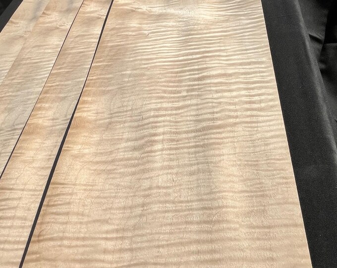 Curly Maple Veneer 10" X 34" Figured Flame Tiger - Etsy