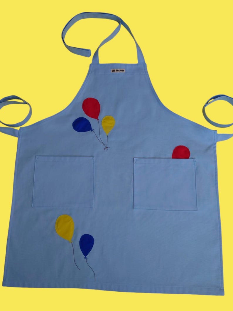 Custom Apron With Balloon Appliqué - Etsy