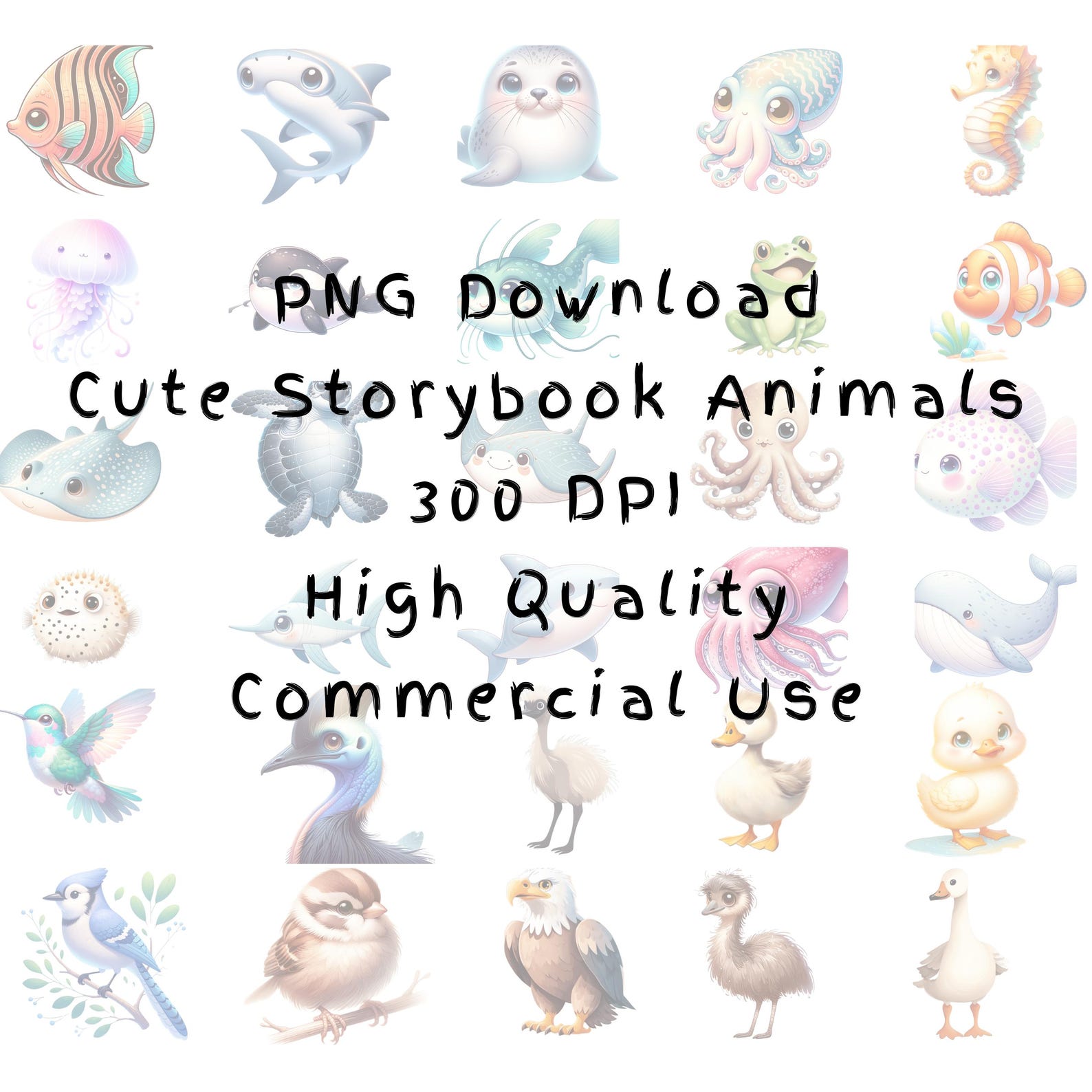 100+ Storybook Animals Clipart, Cute Animal Illustrations, Cartoon ...