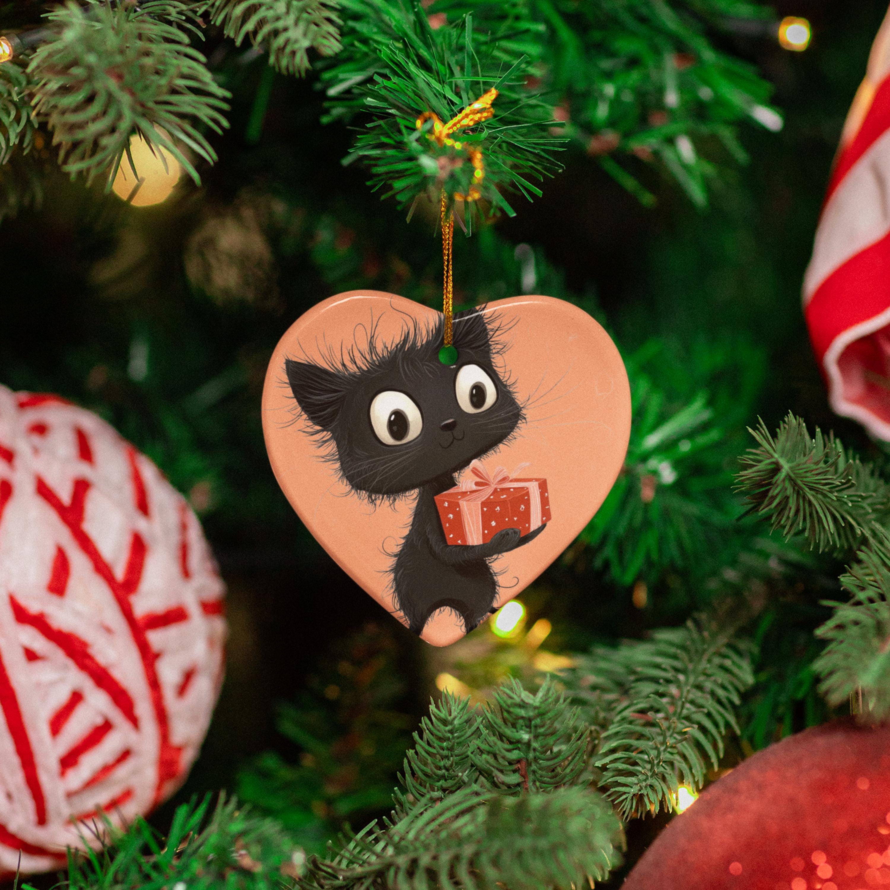 45 Quirky Christmas Cat Clipart Whimsical Funny Animals Silly Holiday ...