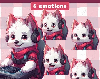 Brown Haired Pngtuber Dog Girl - Anime, Chibi, Kawaii, Premade Twitch ...