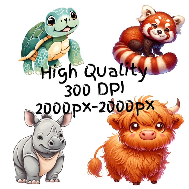 100+ Storybook Animals Clipart, Cute Animal Illustrations, Cartoon ...