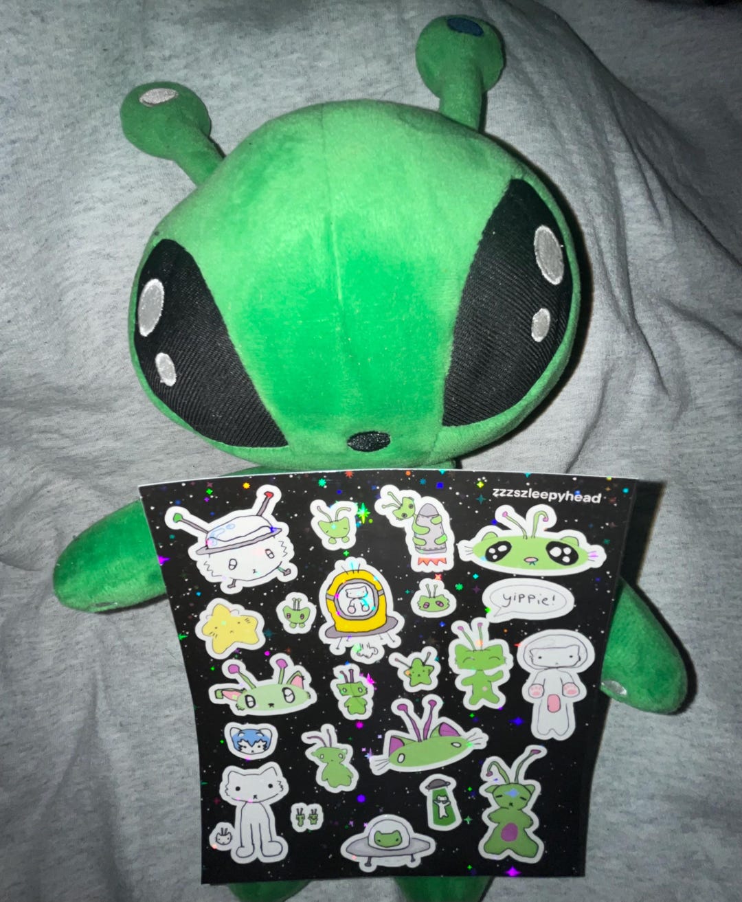 Alien Cat Sticker Sheet! - Etsy