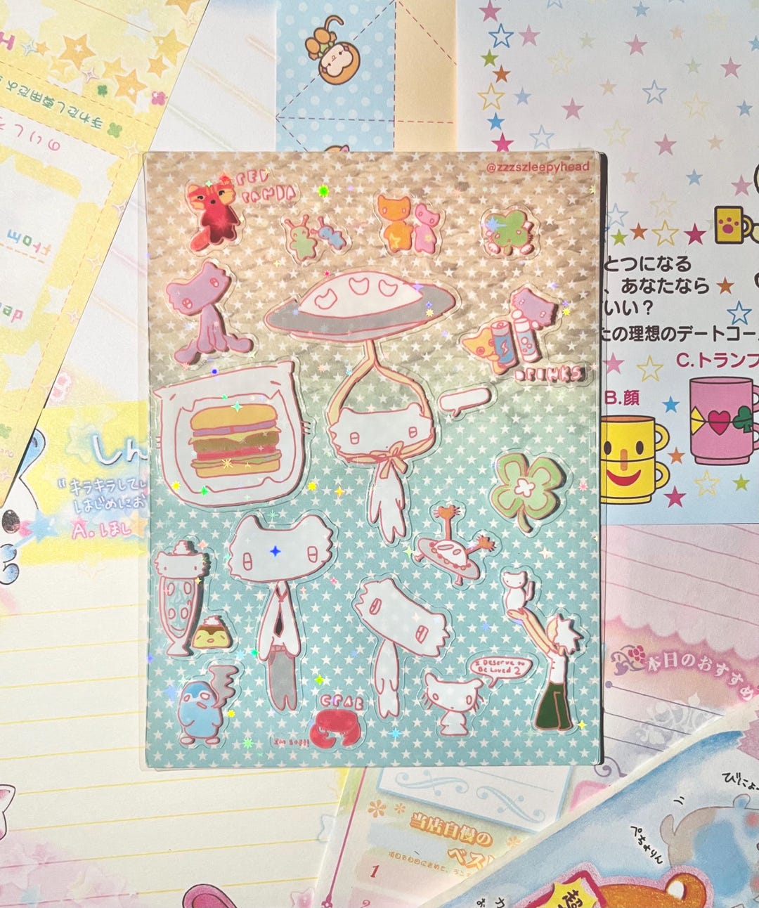 Cat Abduction Clear Sticker Sheet! - Etsy