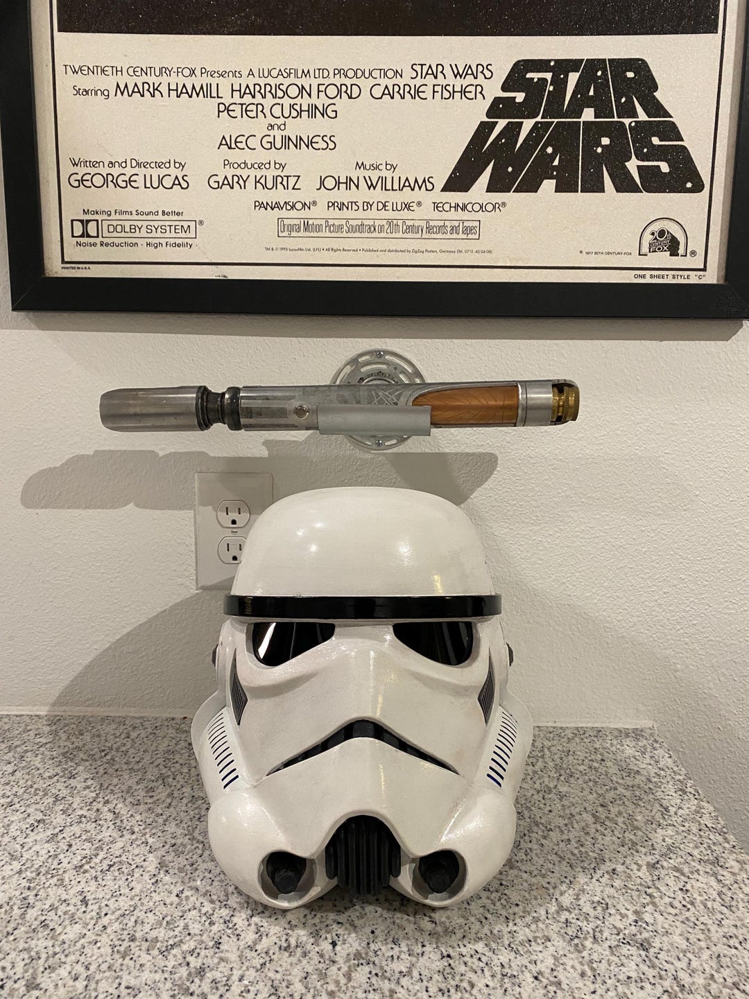 3D Printed Star Wars Stormtrooper Helmet light Weathering - Etsy
