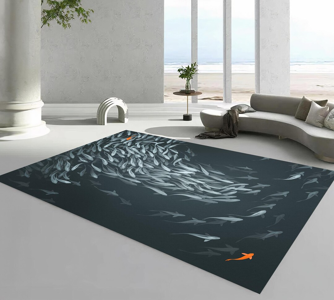 Fish Rug,ocean Rug,sea Rug,animal Rug,teens Room Rug,aquarium Rug ...
