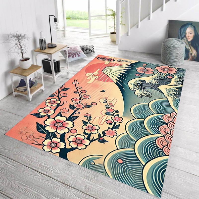Traditional Japanese Rugs - Etsy