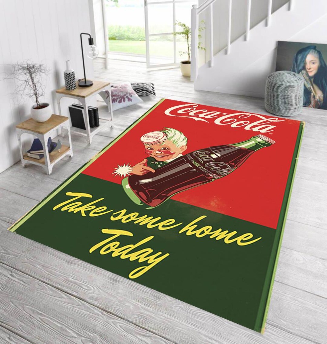 Coca Cola Bottle, Coca Cola Rug, Collection Rug, Home Decoration, Home ...