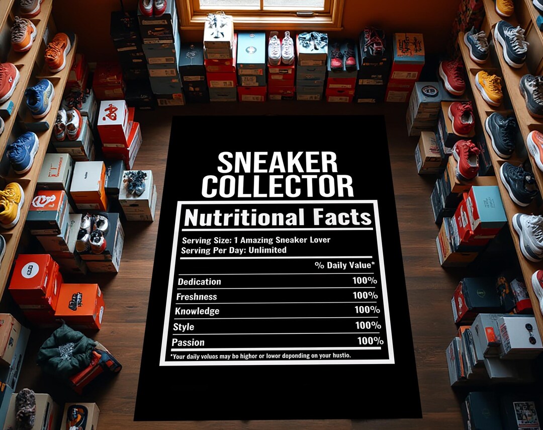 Sneakerhead Rug,sneaker Rug,collector Rug,dressing Room Rug,shoe Room ...