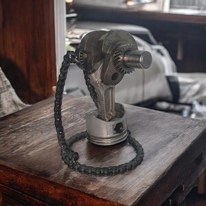 Real Car Piston Man Cave Decor, Unique Gift for Man Cave, Piston and ...