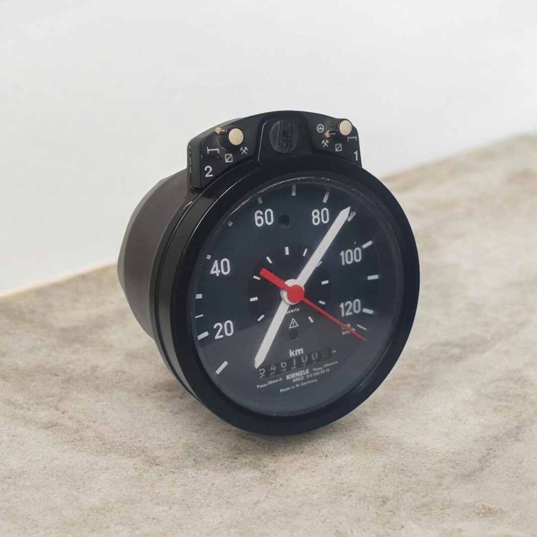 Desk Clock From Real Car Speedometer, Real Car Mileage Indicator, Gift ...