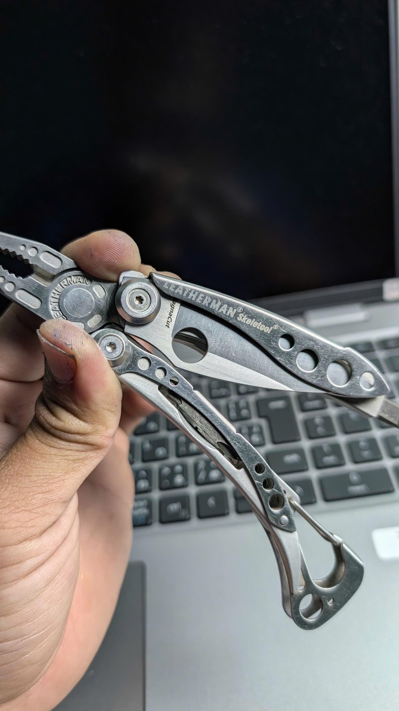 Custom Spyderco-style Blade for Leatherman Skeletool - Etsy