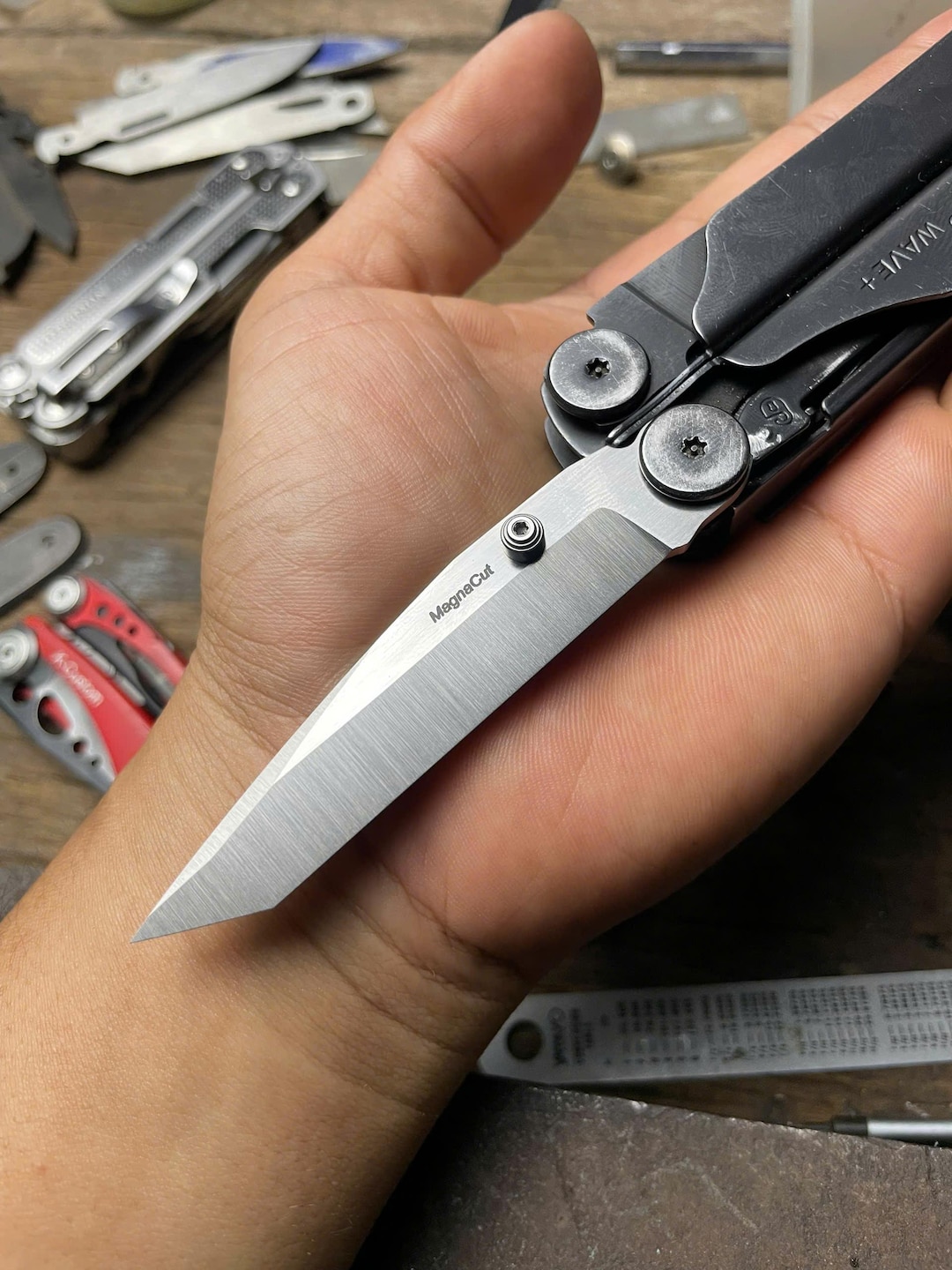 Custom Magnacut Tanto Blade for Leatherman Wave+ and Charge - Etsy