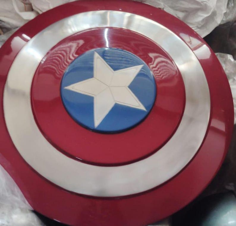 Captain America Round Shield /marvel /the Star-spangled Shield /marvel ...
