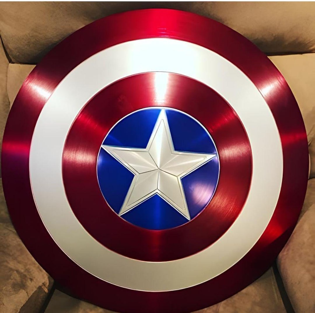 Captain America Round Shield /marvel /the Star-spangled Shield /marvel ...