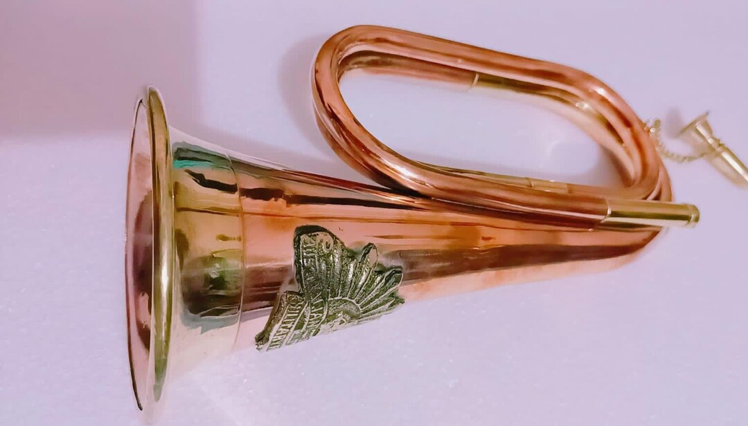 Copper Army & Scout Bugle / Decorative Brass Bugle/military Signal Horn ...