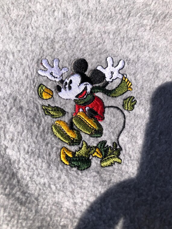 Disney Mickey Unlimited Mickey Mouse Embroidered Flee… - Gem