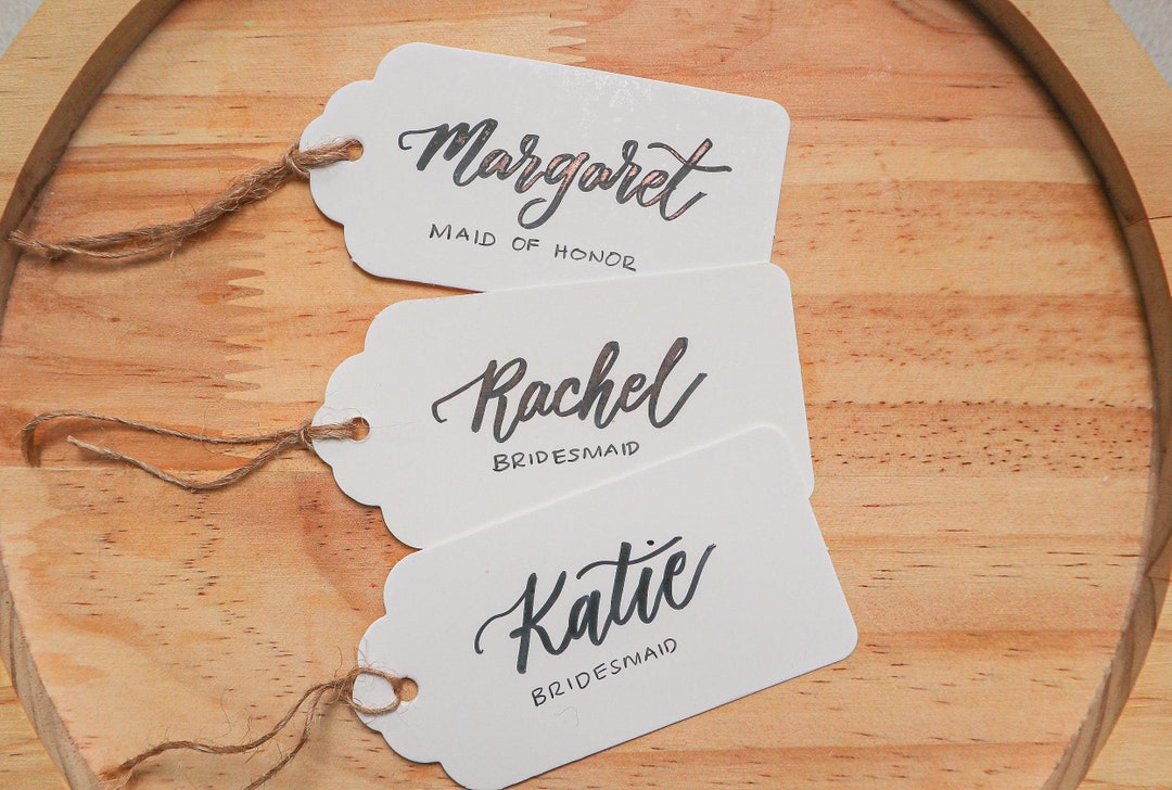 Wedding Table Name Card, Calligraphy Wedding Seating Card, Custom Gift ...