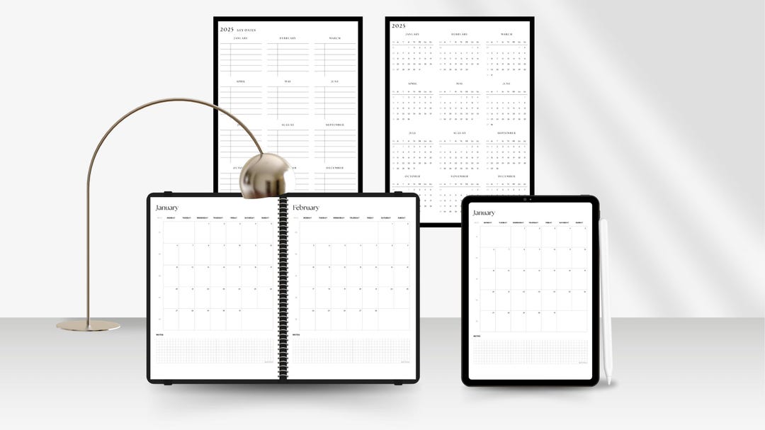 A4 2025 Printable Planner Includes Year Calendar, Key Dates & Monthly ...