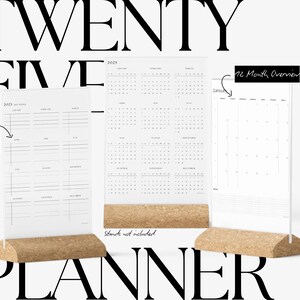 A4 2025 Printable Planner Includes Year Calendar, Key Dates & Monthly ...