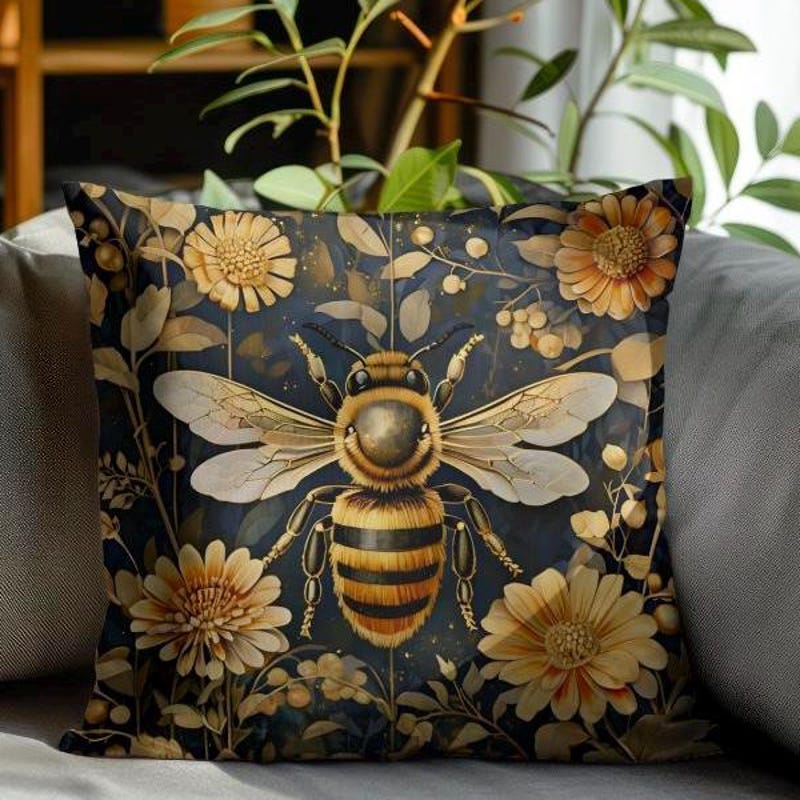 Bee Pillow - Etsy