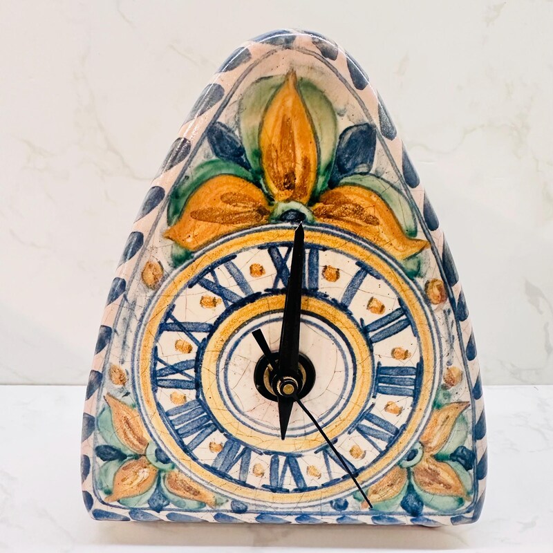Ceramic Plate Clock - Etsy UK