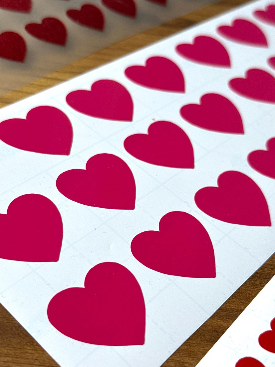 Heart Vinyl Stickers Set – for Cups, Parties & Valentine’s Day - Etsy