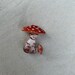 Vibrant Mushroom Refrigerator Magnet | Colorful Fun Kitchen Decor ...