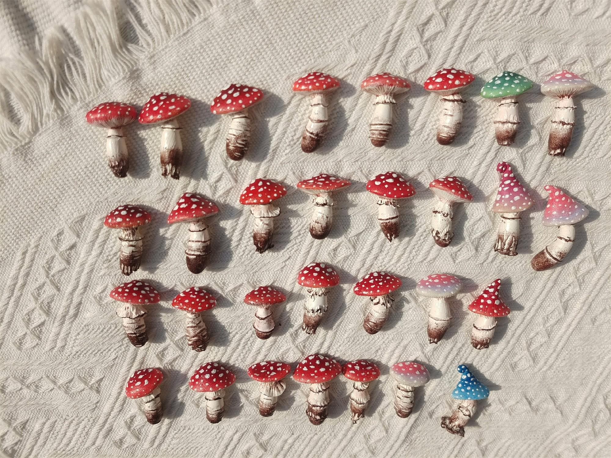 Vibrant Mushroom Refrigerator Magnet | Colorful Fun Kitchen Decor ...