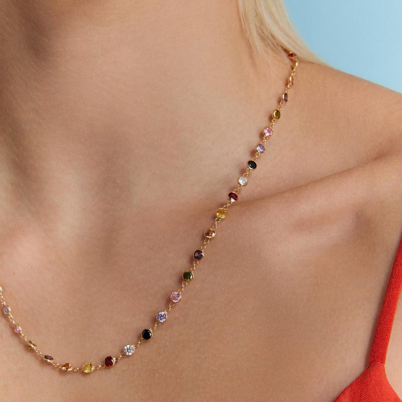 Necklace Colorful - Etsy