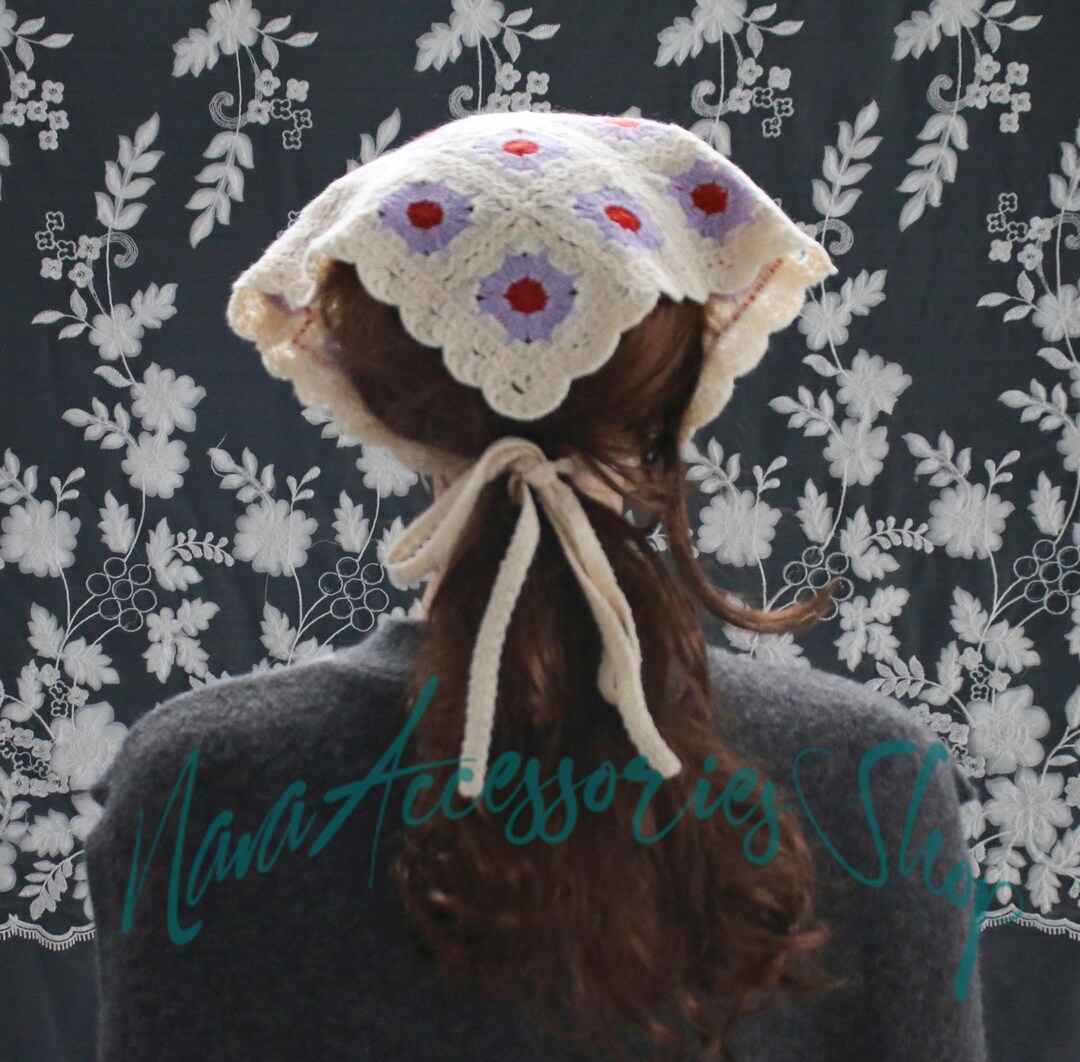 Triangle Hair Wrap,beach Headband,vacation Accessories,boho Crochet ...