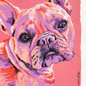 Custom Pet Portrait Oil Pastel Artwork Commission a Unique, Vibrant ...