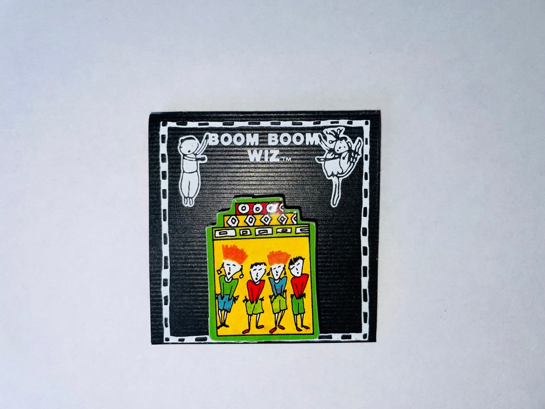 Vintage Boom Boom Wiz Pin - Etsy
