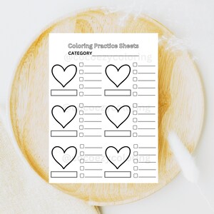 Coloring Texture Practice Sheets,pattern Pages,pattern Color Swatch ...