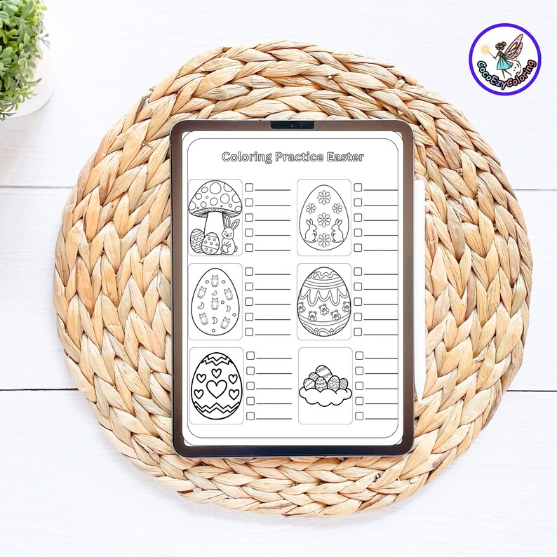 Easter Eggs Coloring Pages,coloring Pattern Practice Worksheets,texture ...