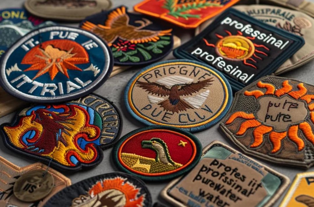 Patchs brodés personnalisés, Fabrication sur commande, Livraison gratuite, Patchs velcro ...