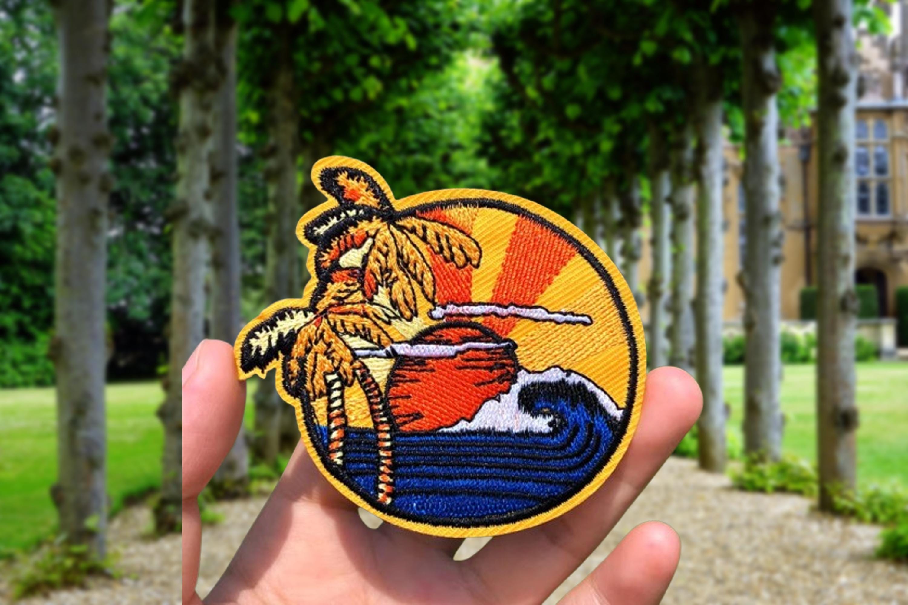 Custom Embroidered Logo Patches, Iron On, Sew On, Hook & Loop - Etsy