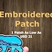 Personalized Embroidered Logo Patches, Iron on Branding Badges for ...