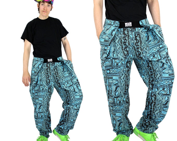 Vintage 80's 90's Hammer Pants Ethnic Surf Muscle Harem Pants - Etsy
