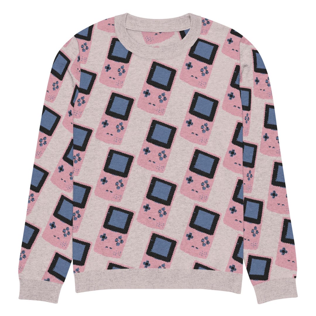 Game Boy Color Sweater, Nintendo Sweater for Her/him, Video Games ...