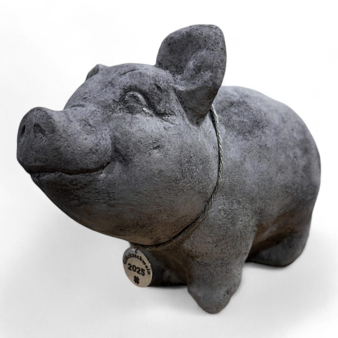 Lucky Pig 2025 Handcrafted Stone Figure as a Lucky Charm for the New ...