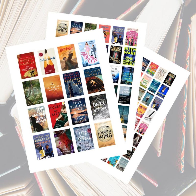 Book Stickers - Etsy