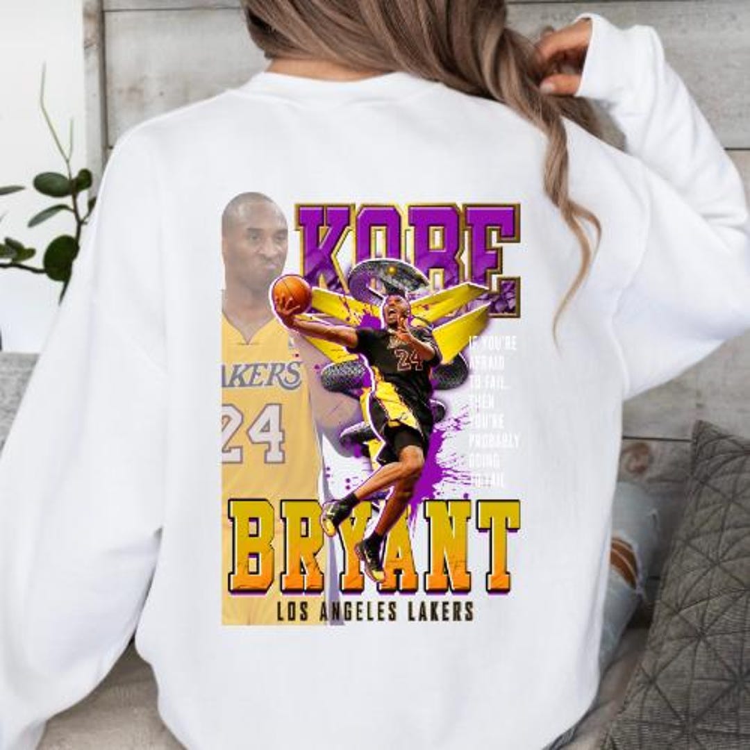 Kobe Bryant NBA Lakers Black Mamba Tribute Sweatshirt, Unisex Crewneck ...