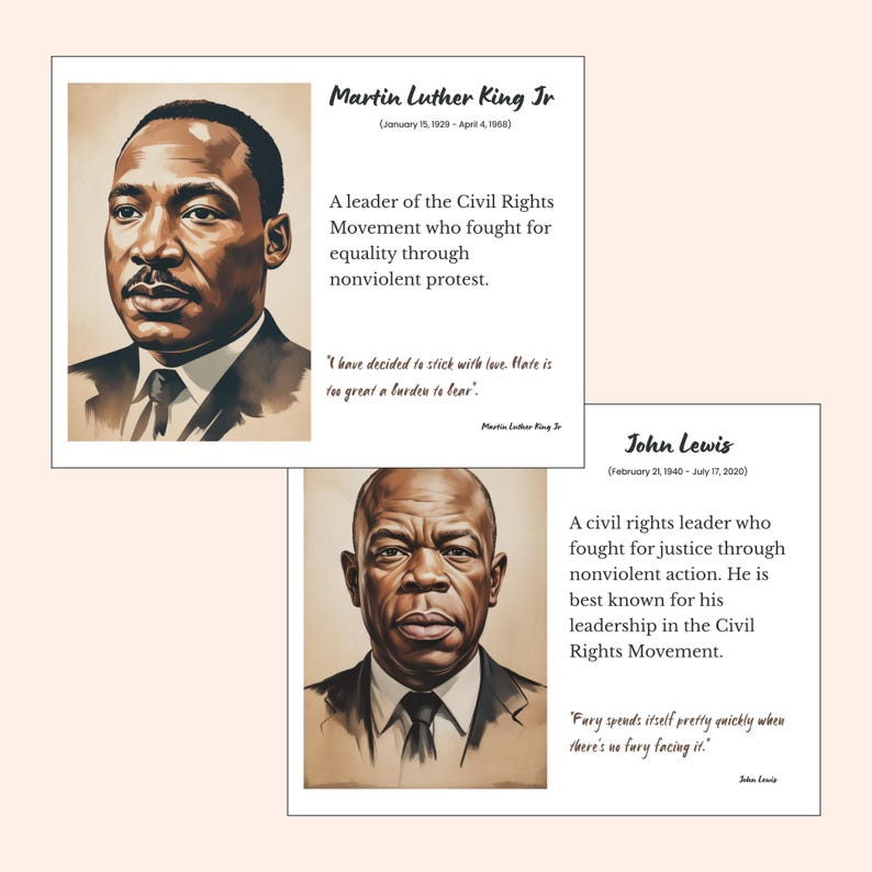 Black History Month Biography Posters | 20 African American Leaders ...