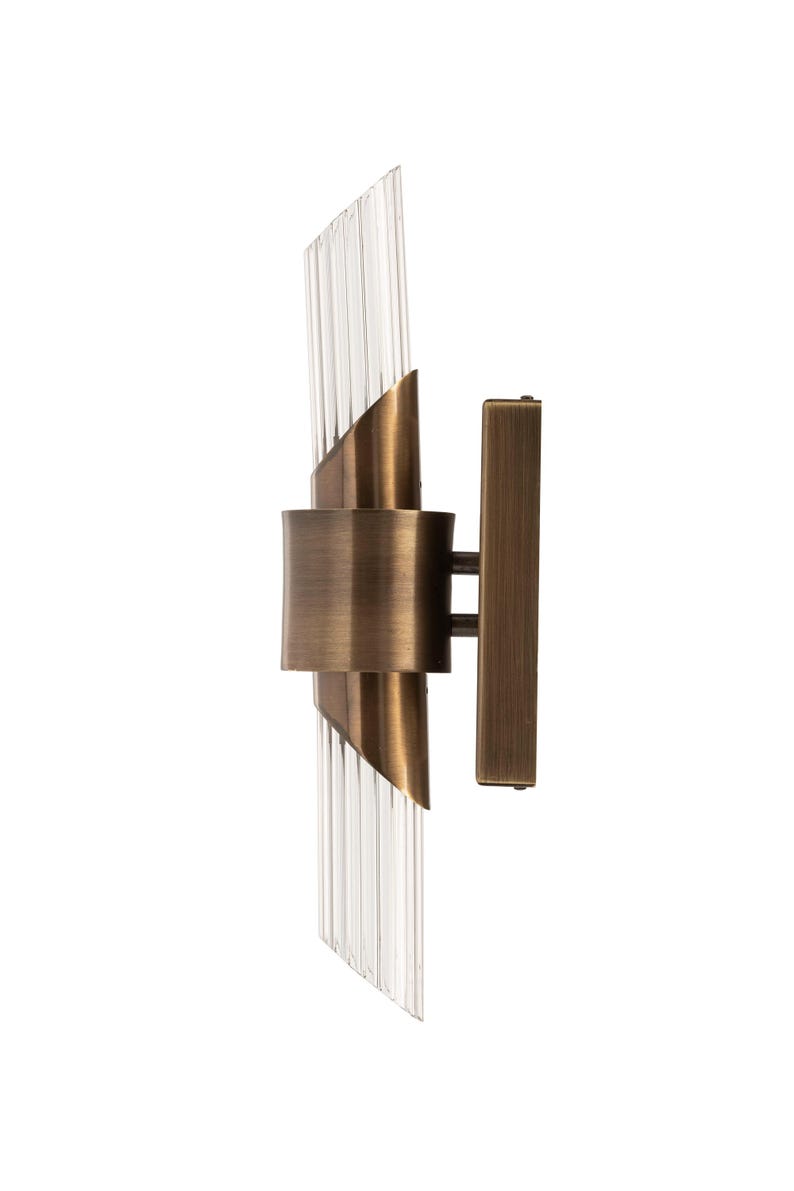 Double Cut Pipe Wall Lamp, Antique Color, Indoor Use - Etsy