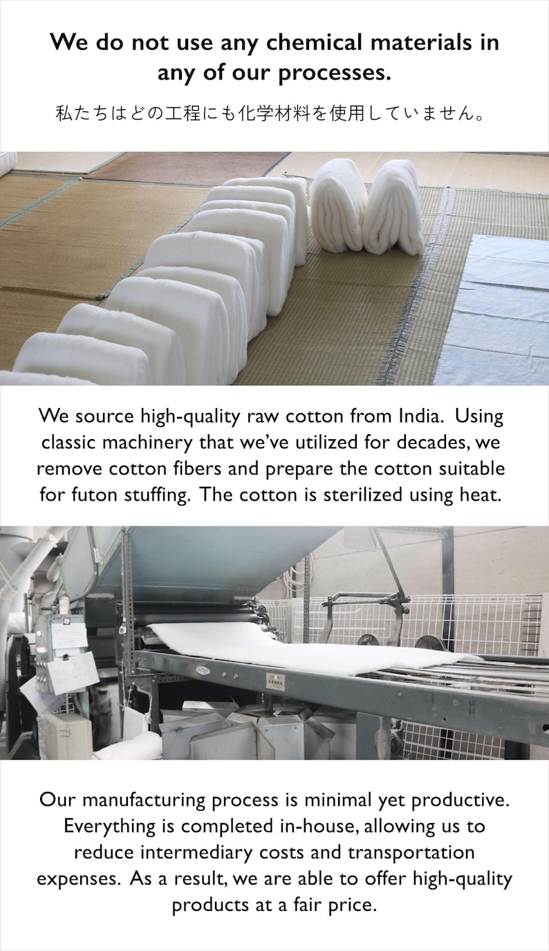 Authentic Japanese Futon | Artisan-made Shikibuton With 100% Natural ...