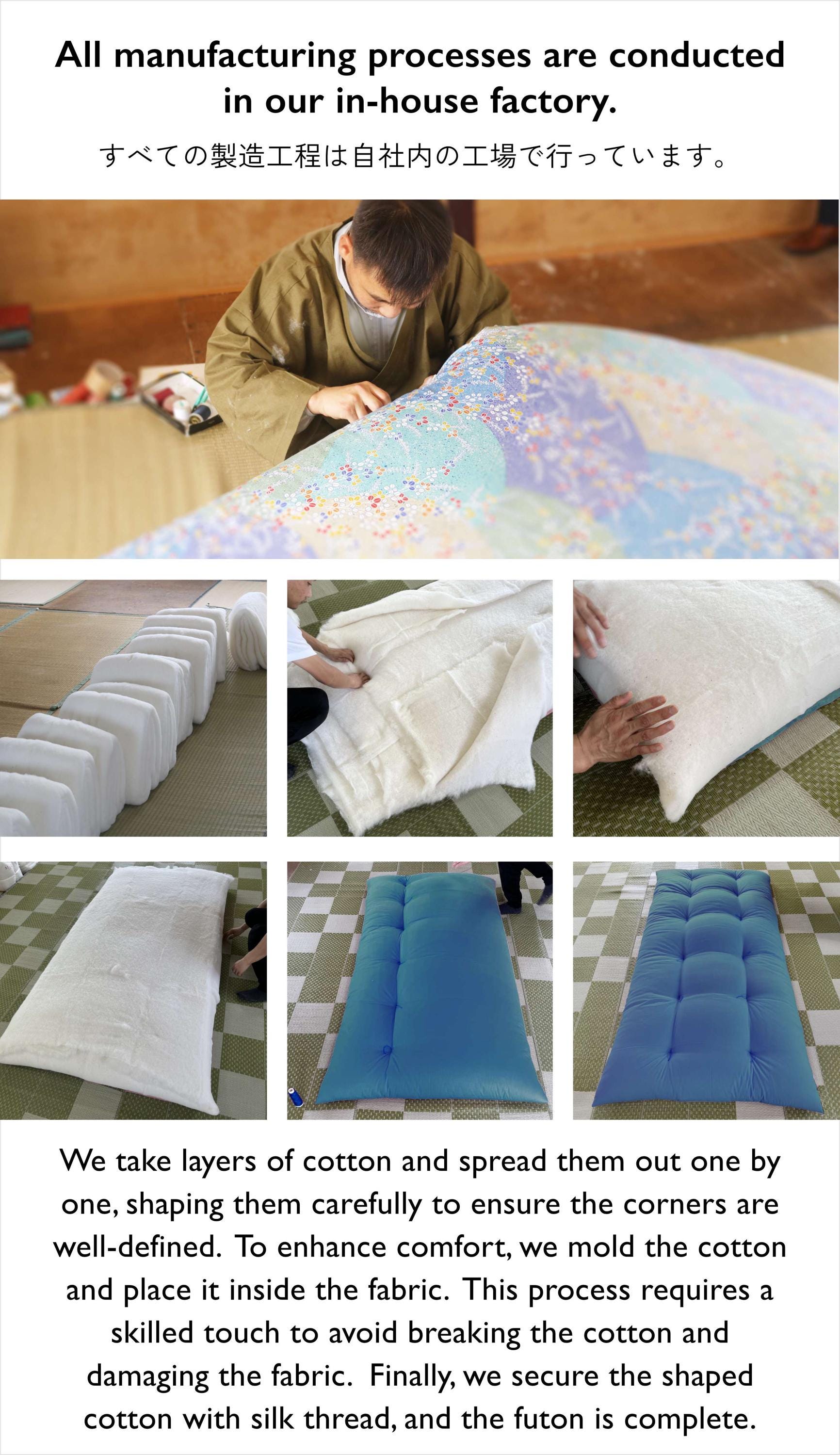 Authentic Japanese Futon | Artisan-made Shikibuton With 100% Natural ...